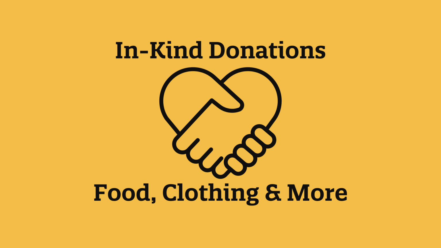 In-Kind Donations - Resurrection Church